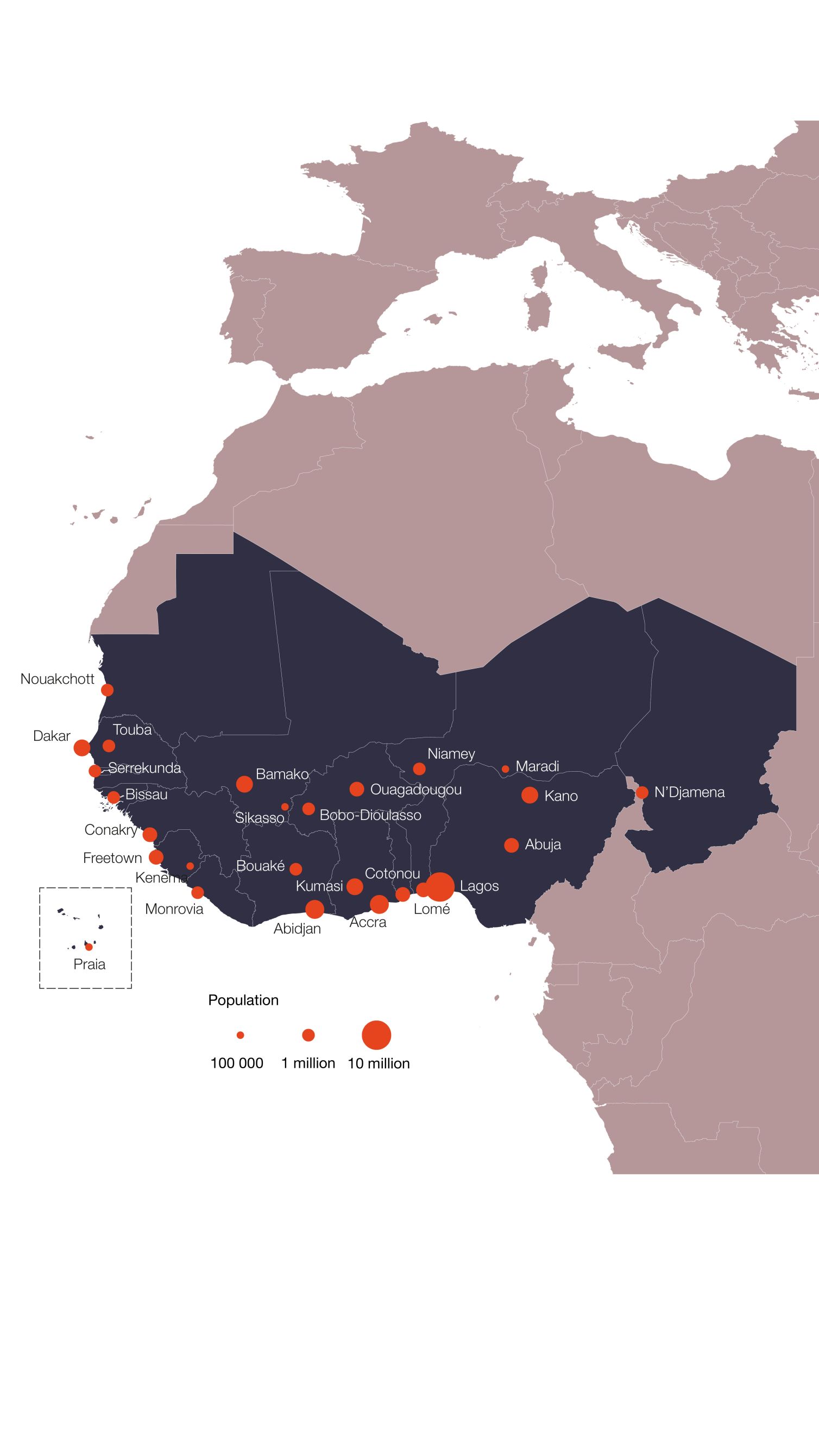 How is life West African Cities?